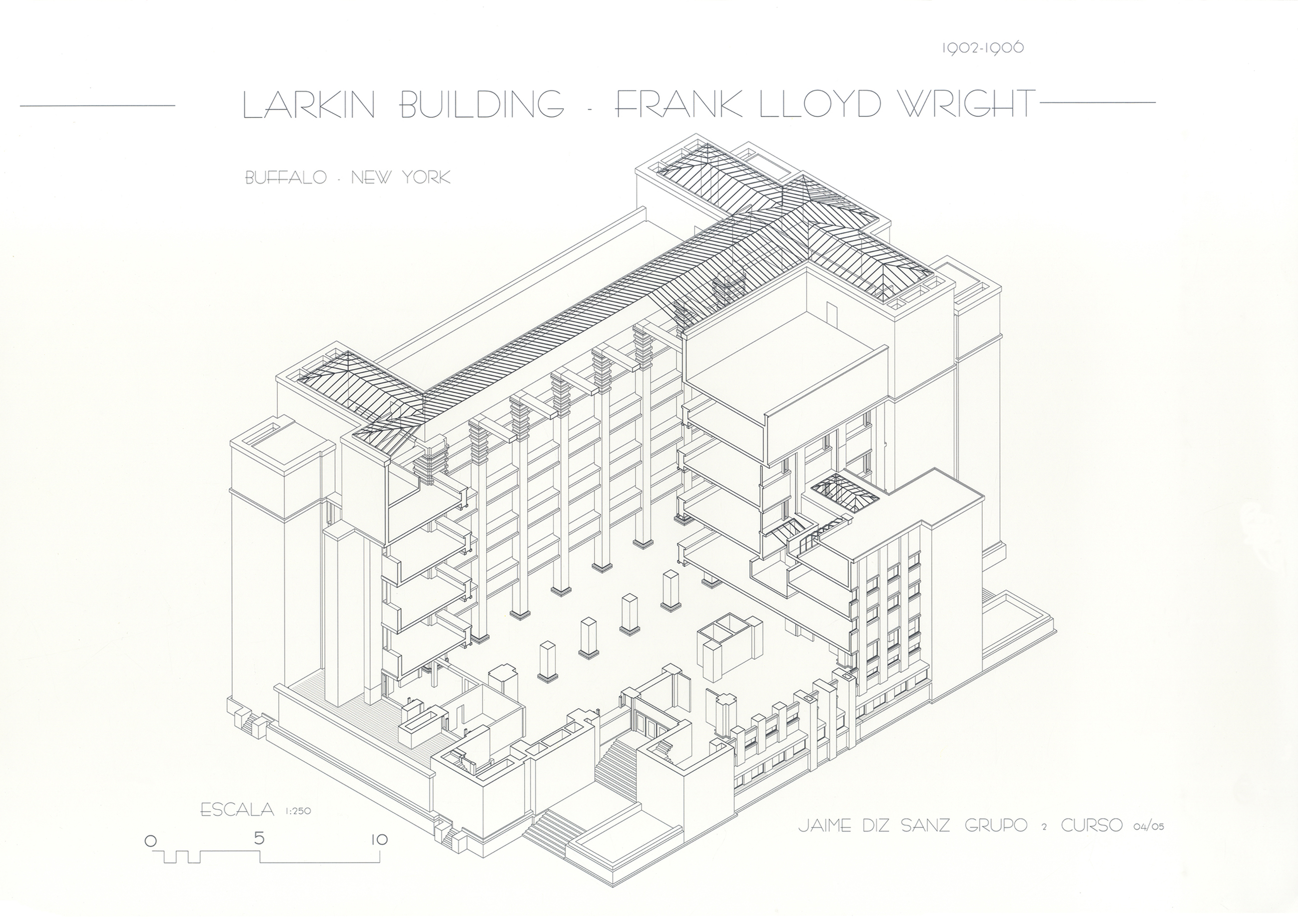 Edificio Larkin Atrium, The Larkin Administration Building, (1903)